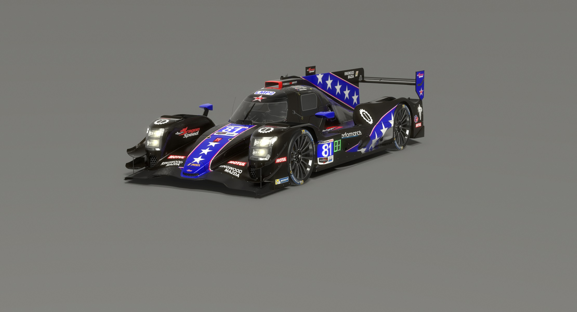 3D Dragonspeed 81 Oreca 07 Model - TurboSquid 1412744
