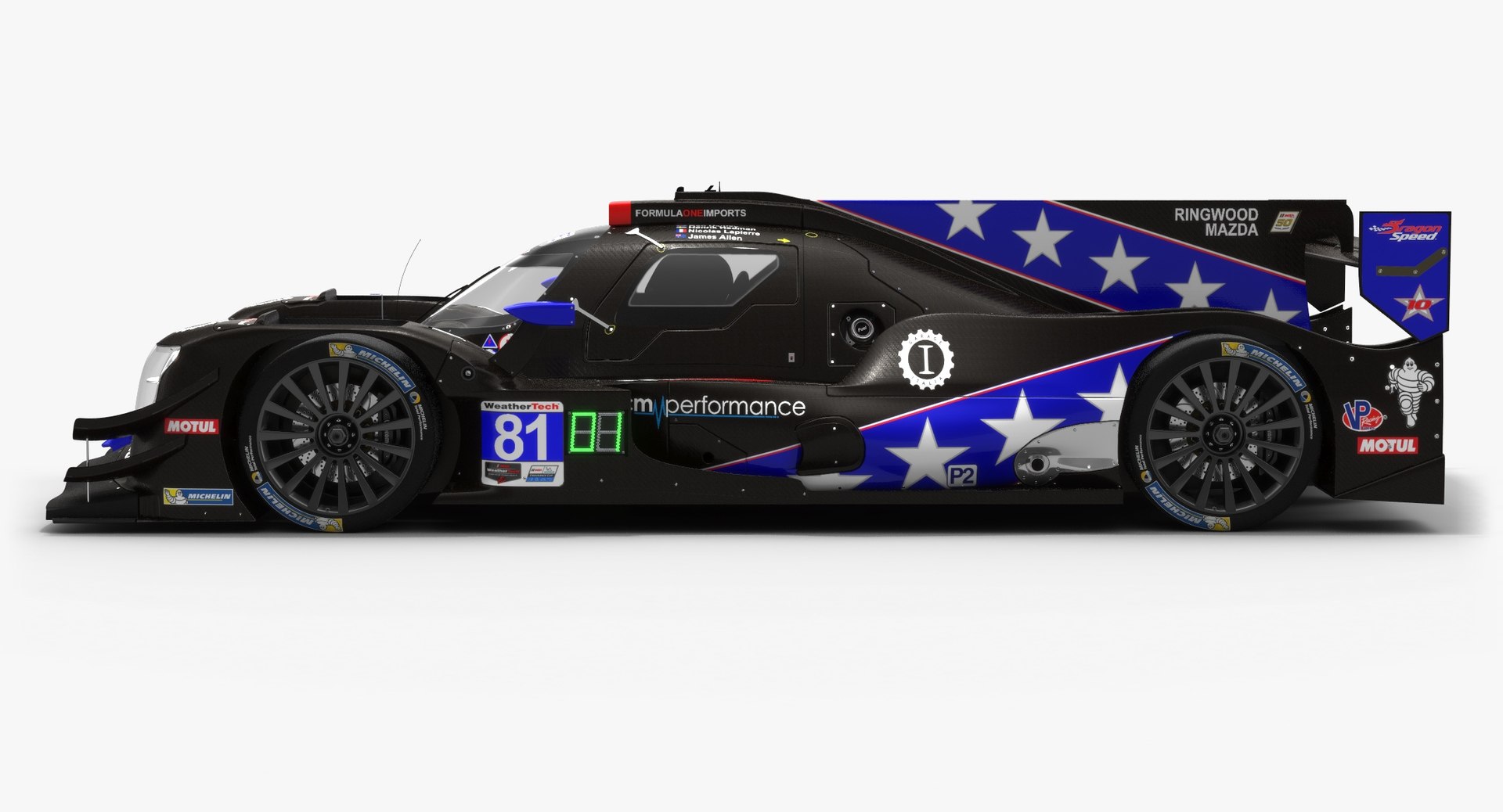 3D Dragonspeed 81 Oreca 07 Model - TurboSquid 1412744