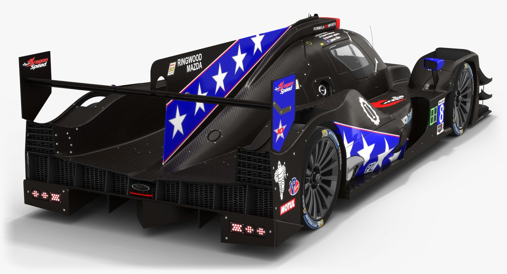 3D Dragonspeed 81 Oreca 07 Model - TurboSquid 1412744