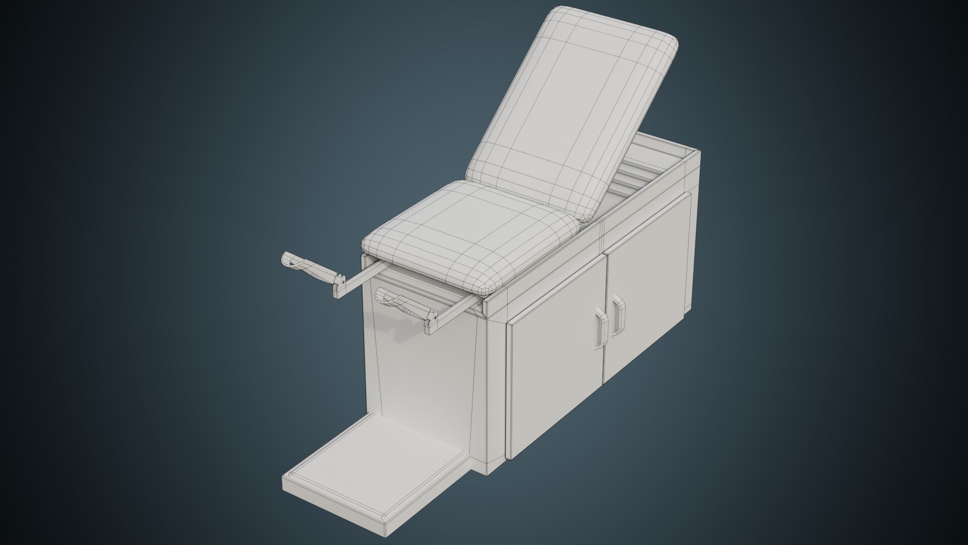Exam Table 1A 3D model - TurboSquid 2106933