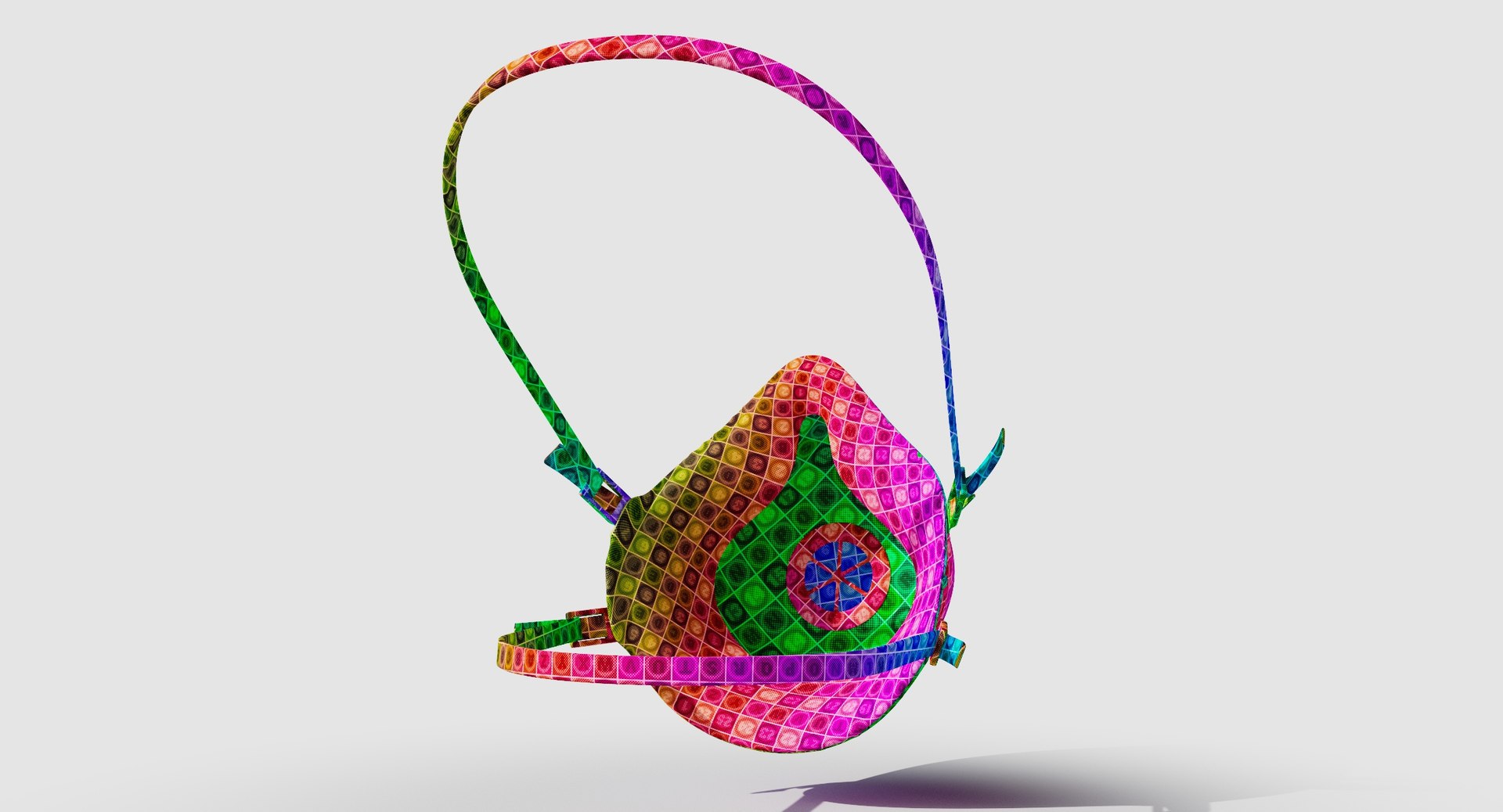 3D model ffp3 mask respirator - TurboSquid 1555303