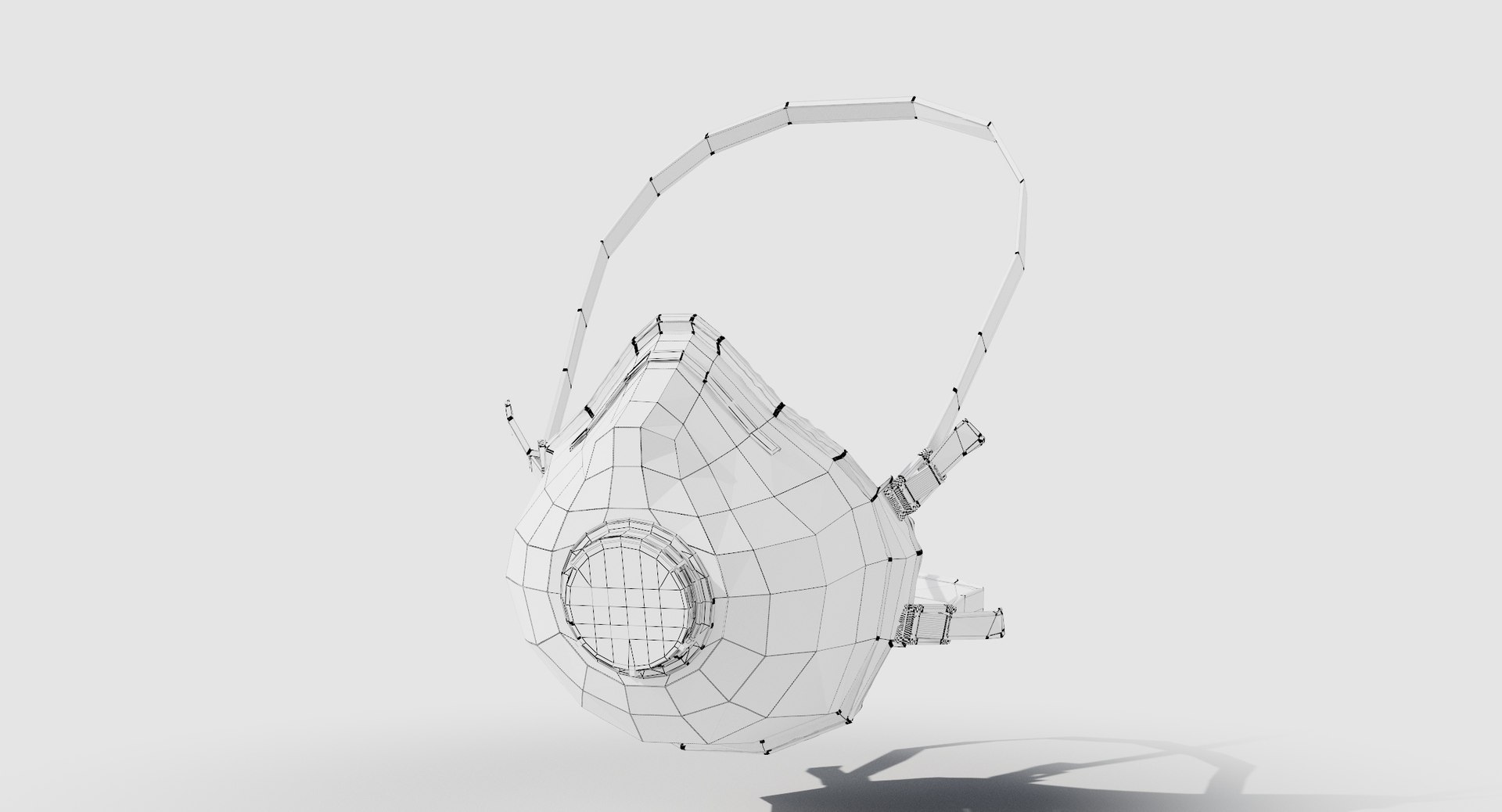 3D model ffp3 mask respirator - TurboSquid 1555303