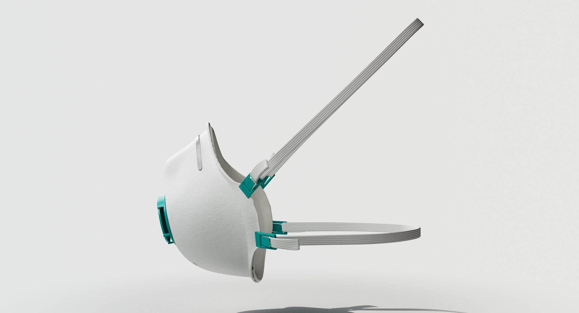 3D model ffp3 mask respirator - TurboSquid 1555303