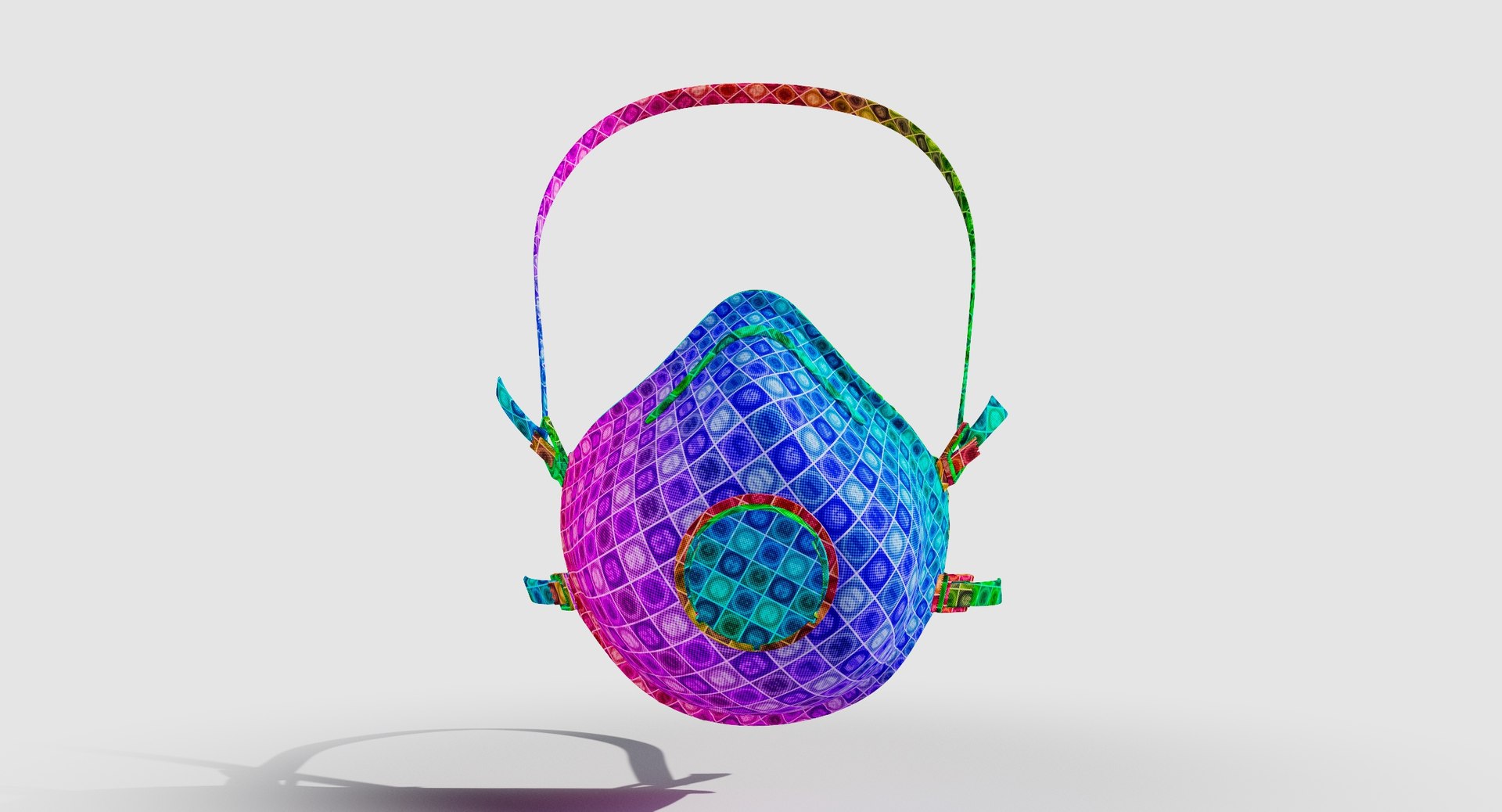 3D model ffp3 mask respirator - TurboSquid 1555303