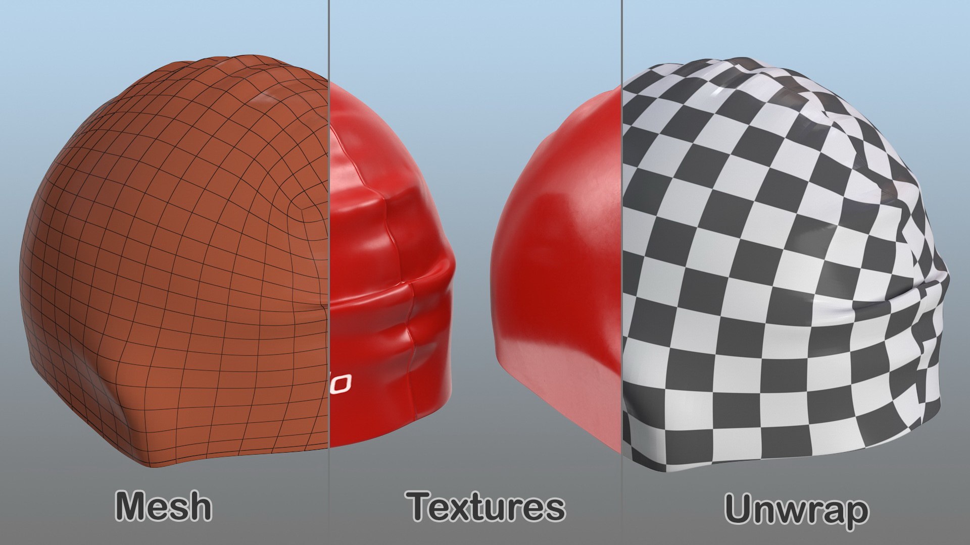 3D Speedo Red Silicone Swimming Model - TurboSquid 1630858