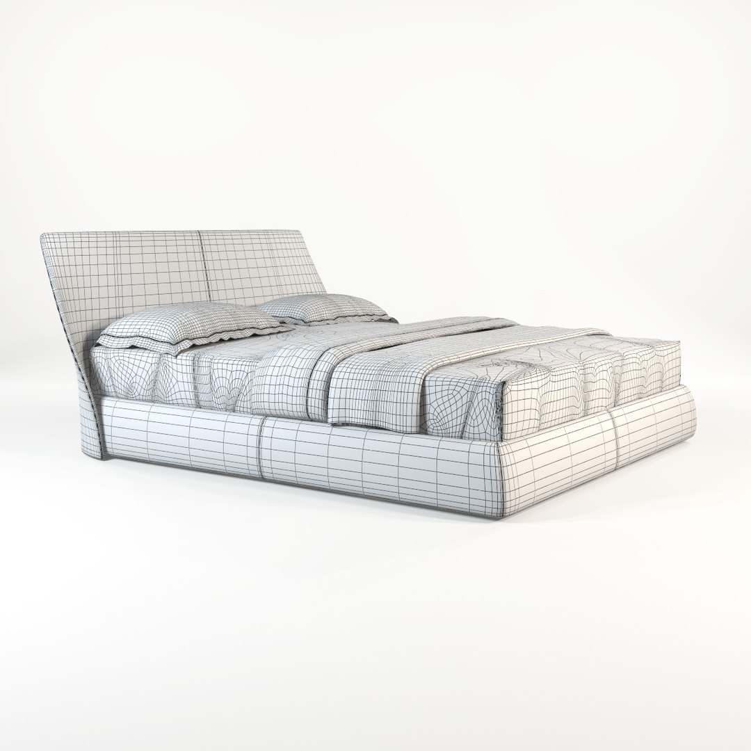 Giorgetti - Altea Bed 3d Model
