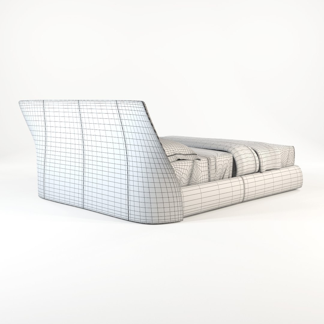 Giorgetti - Altea Bed 3d Model