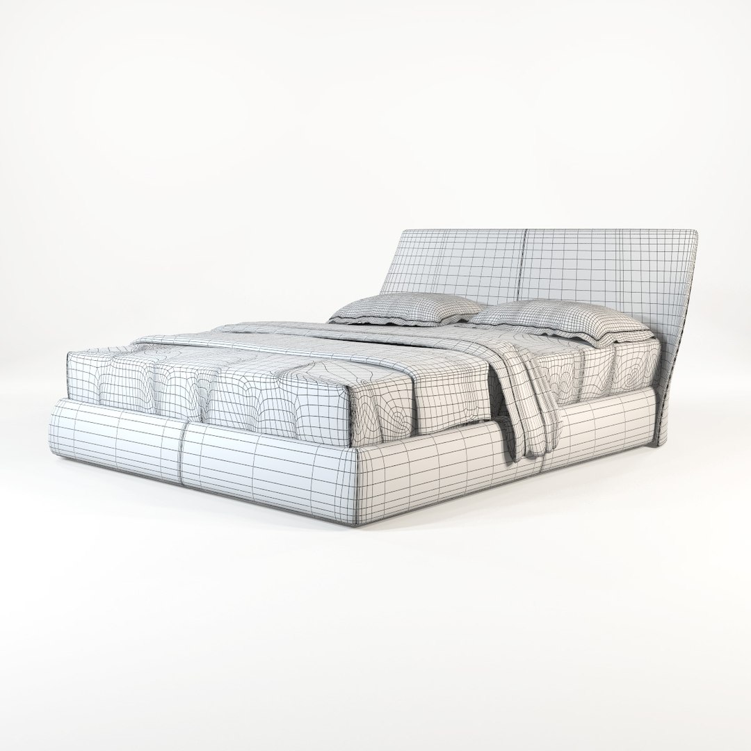 Giorgetti - Altea Bed 3d Model
