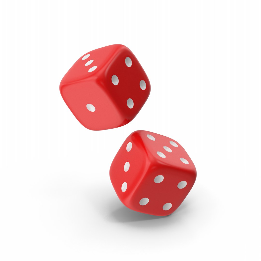 3D Red Falling Dices - TurboSquid 2147851