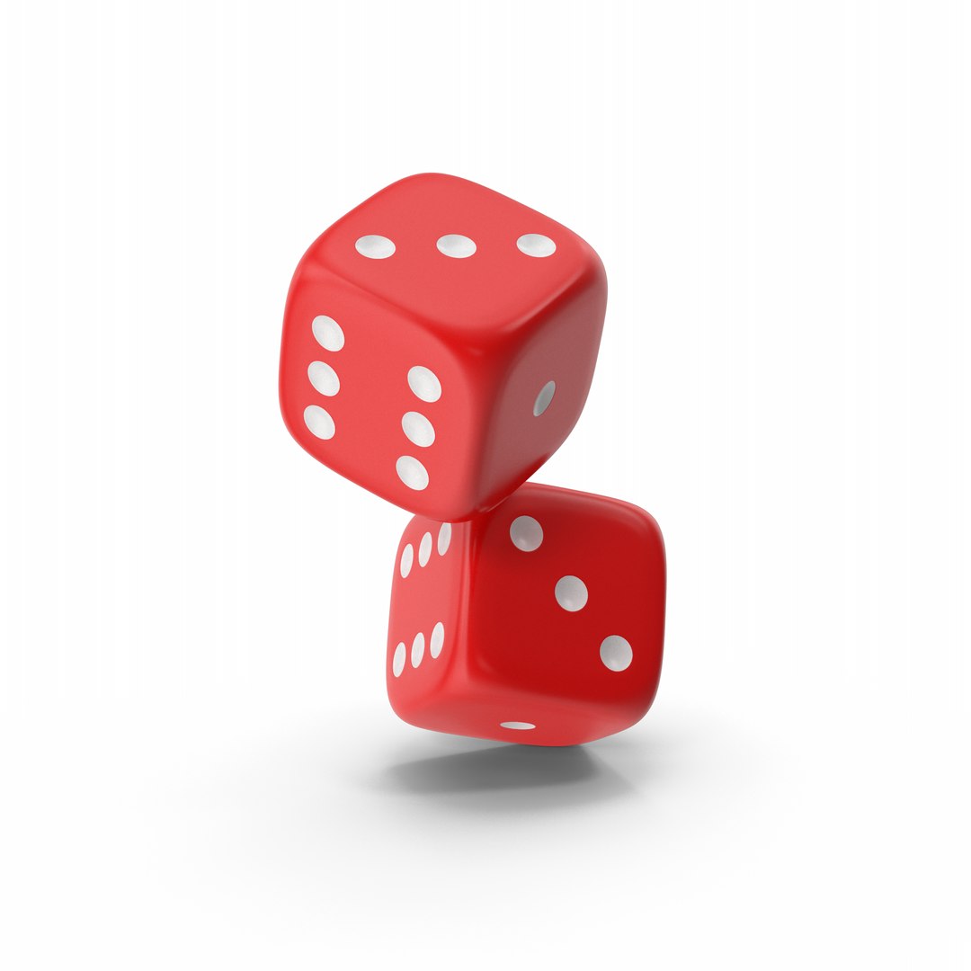 3D Red Falling Dices - TurboSquid 2147851