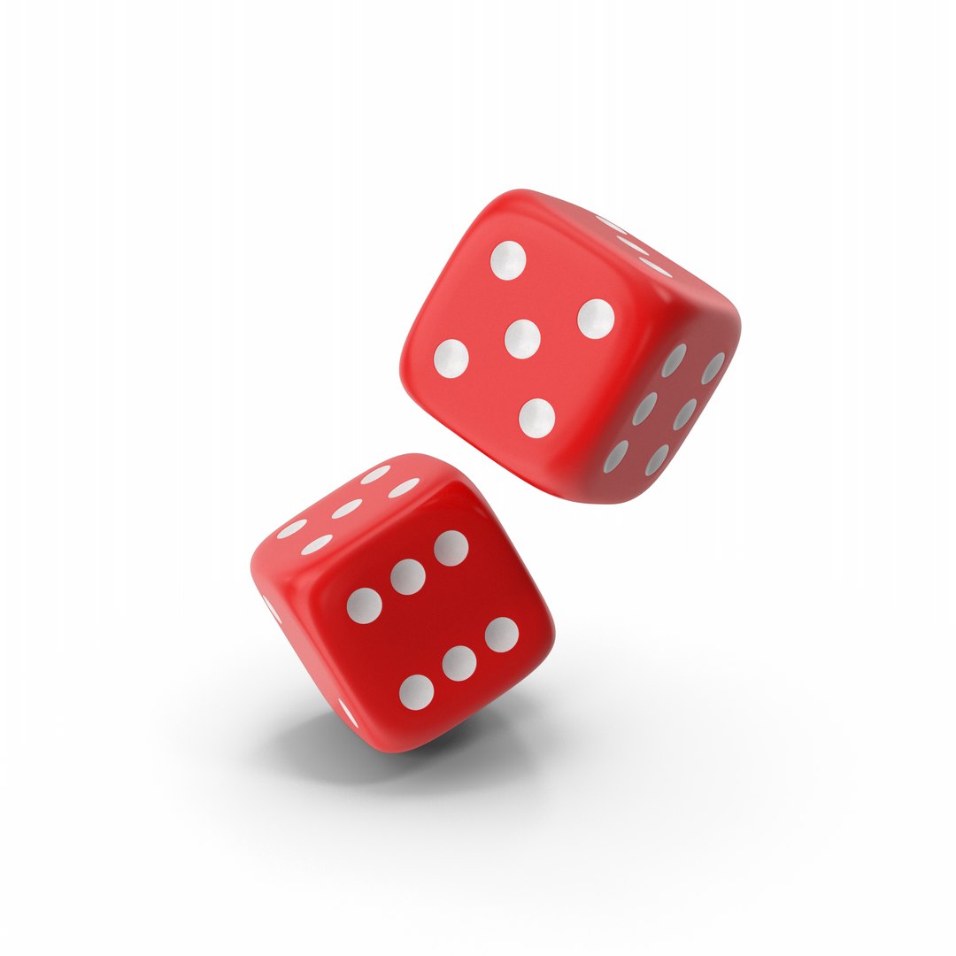 3D Red Falling Dices - TurboSquid 2147851