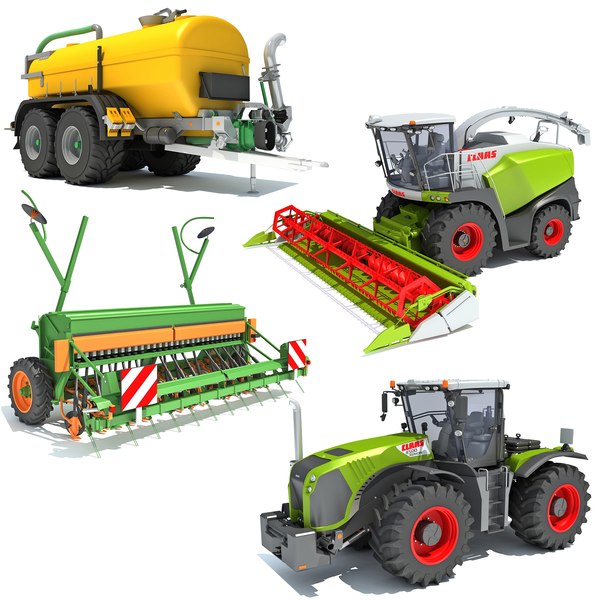 Miedema Structural 4000 Potato Planter Green model - TurboSquid 1734848