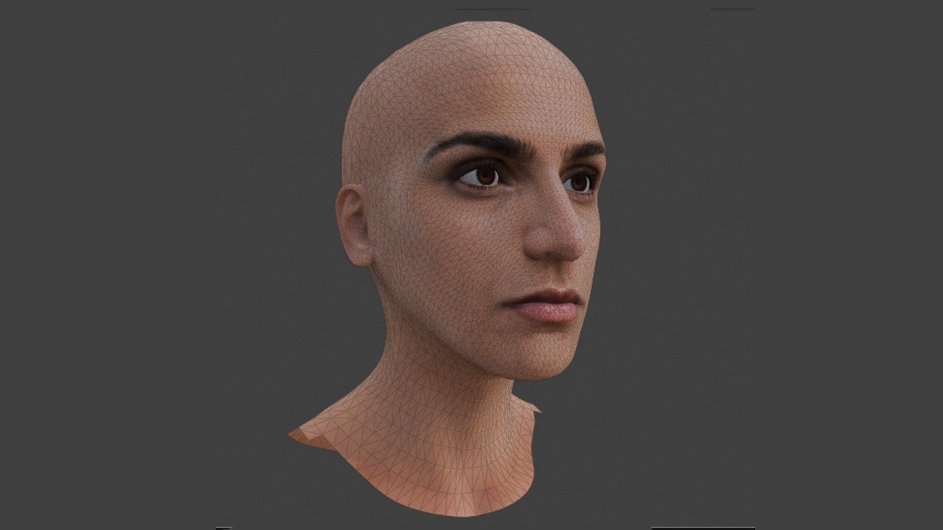 3D Mia Khalifa Head 3D - No Hair - Mid Poly 3D - Good For The Game ...