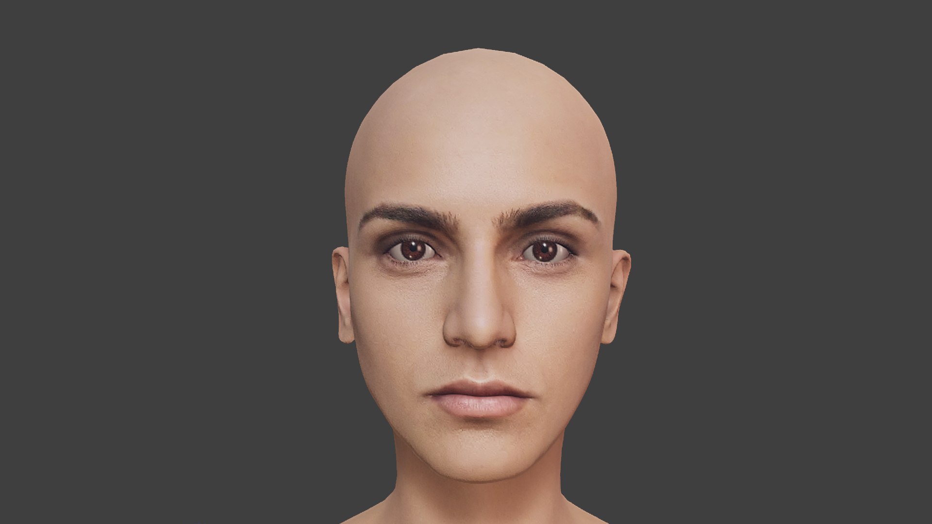 3D Mia Khalifa Head 3D - No Hair - Mid Poly 3D - Good For The Game ...