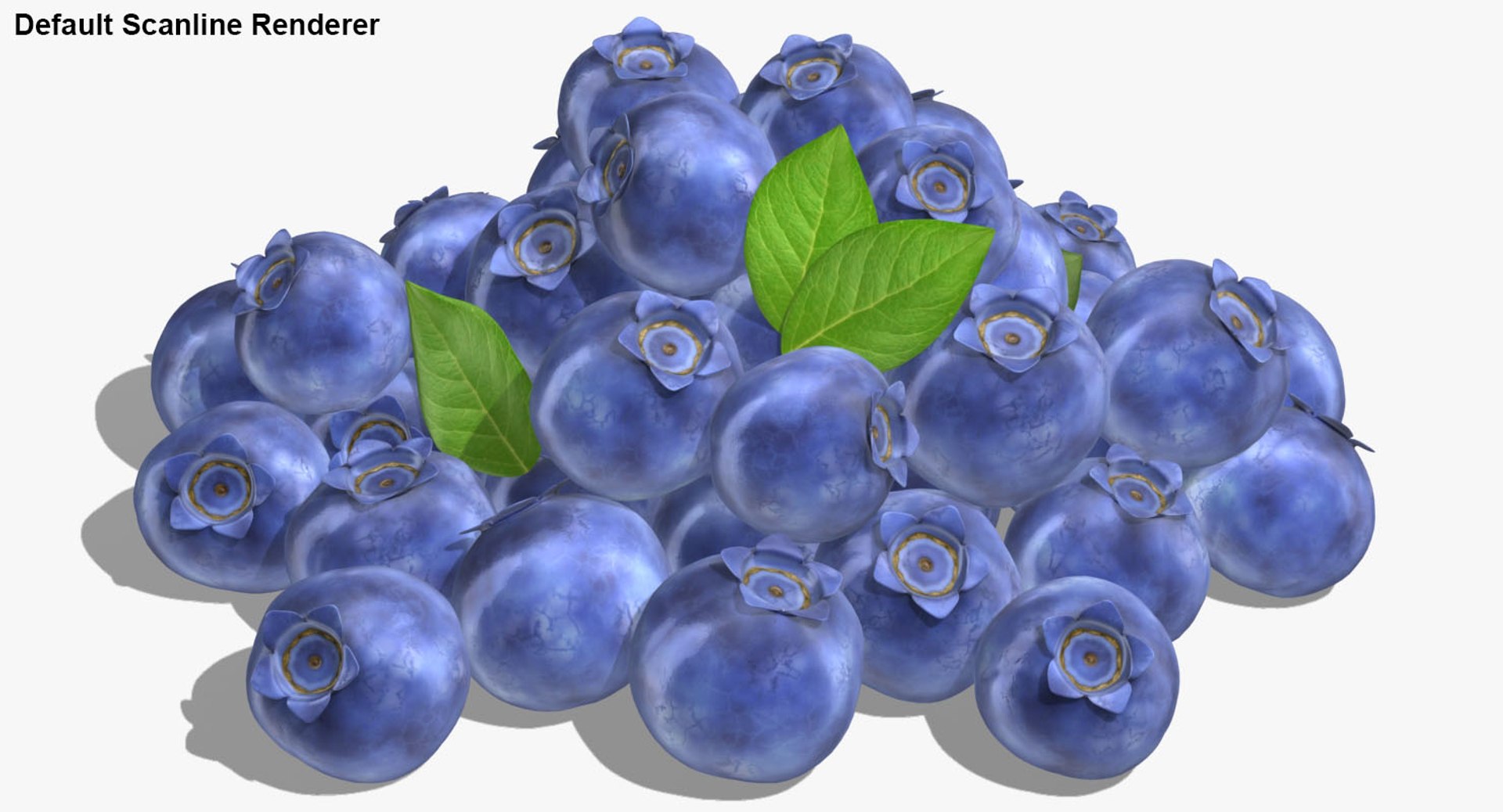 3D Realistic Blueberries Pose 2 - TurboSquid 1193473