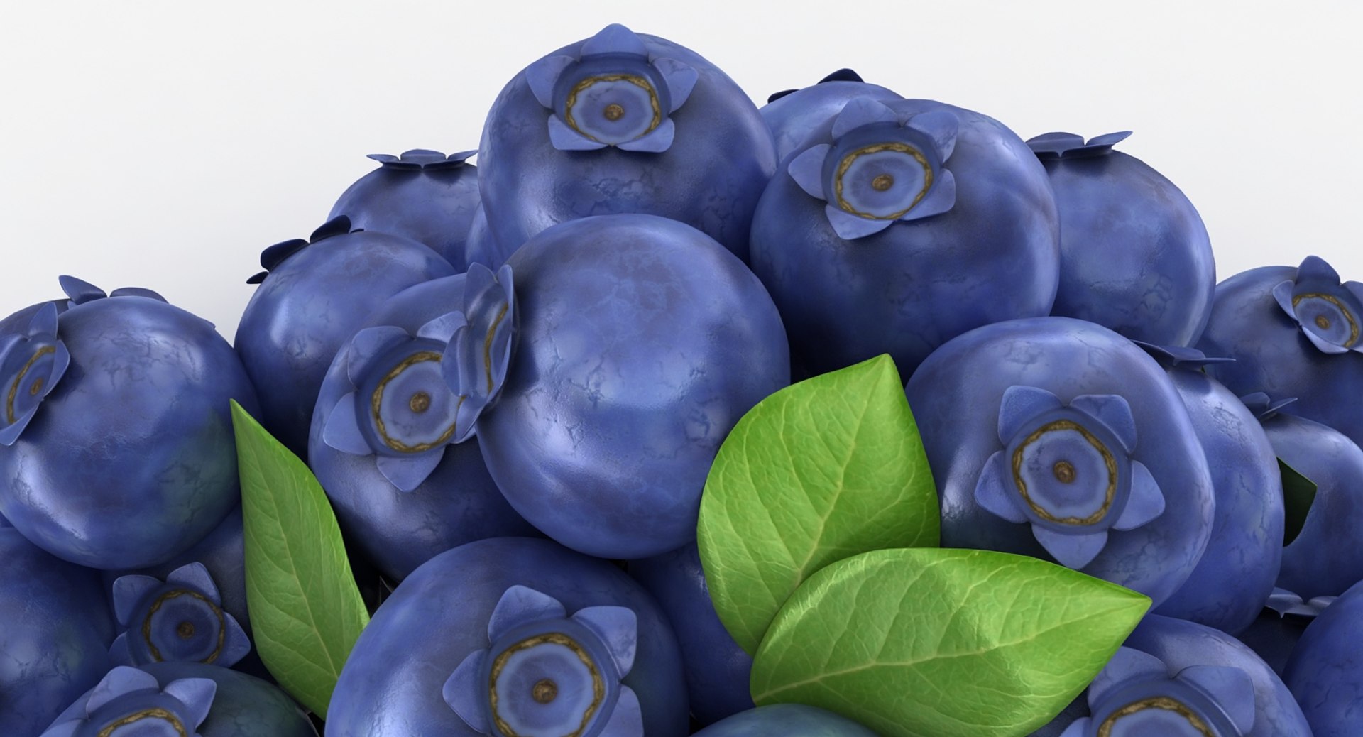 3D Realistic Blueberries Pose 2 - TurboSquid 1193473
