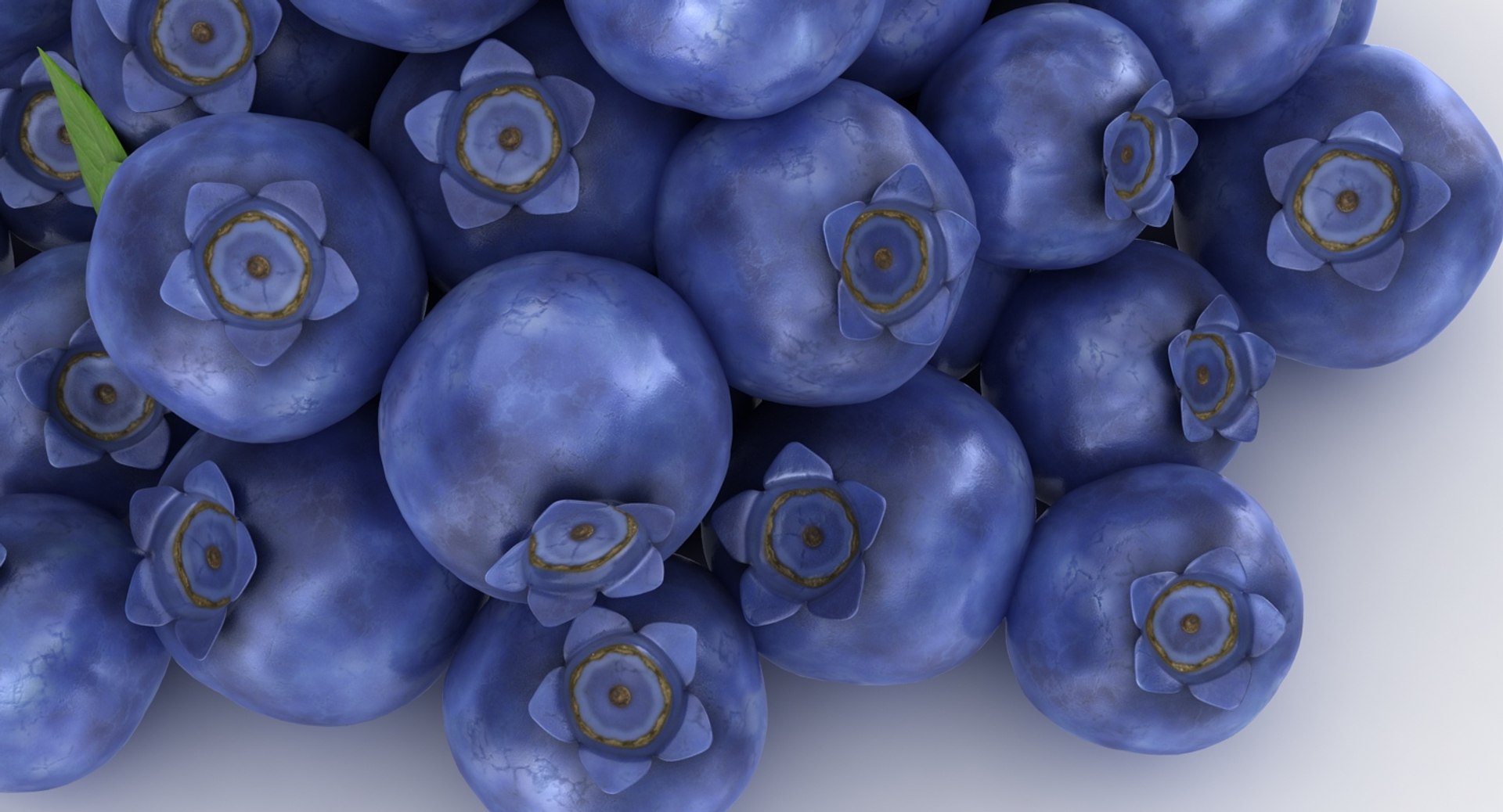 3D Realistic Blueberries Pose 2 - TurboSquid 1193473