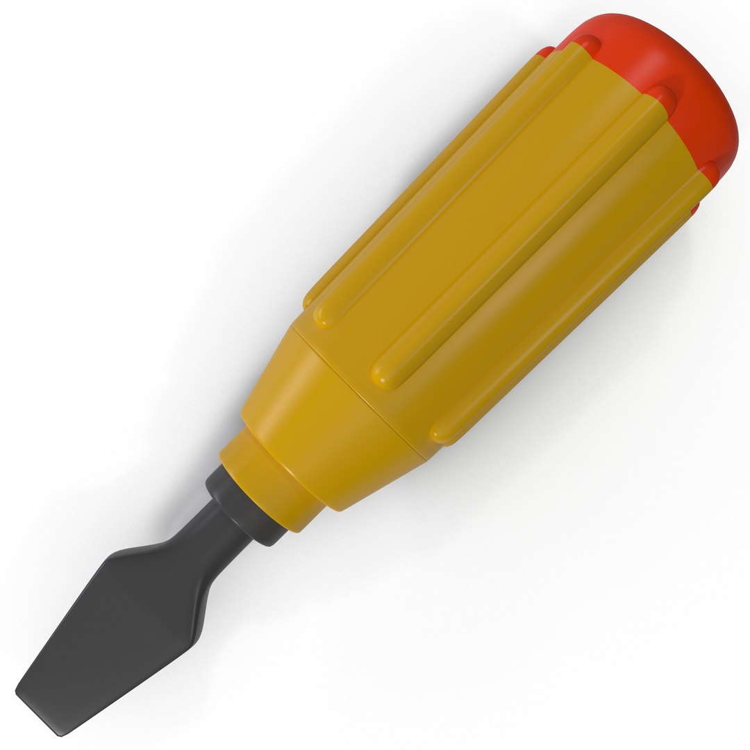 3d Model Toy Screwdriver
