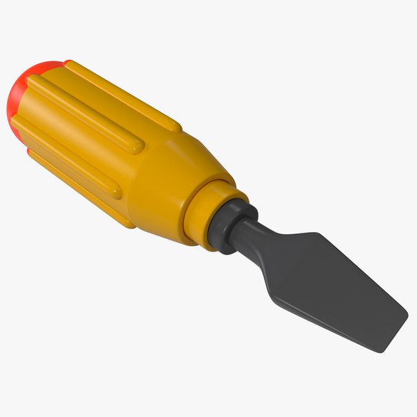 3d model toy screwdriver