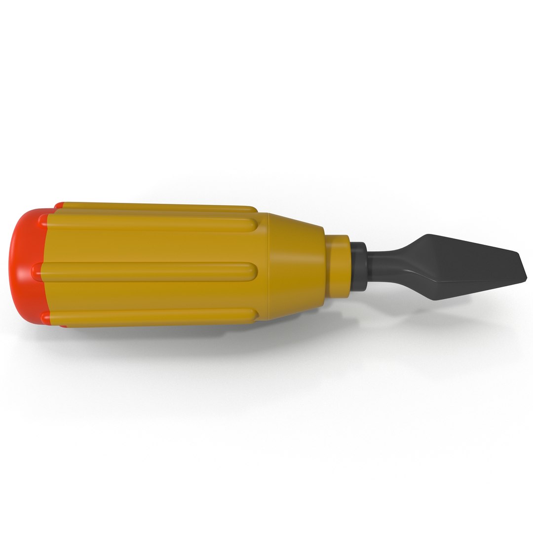 3d Model Toy Screwdriver