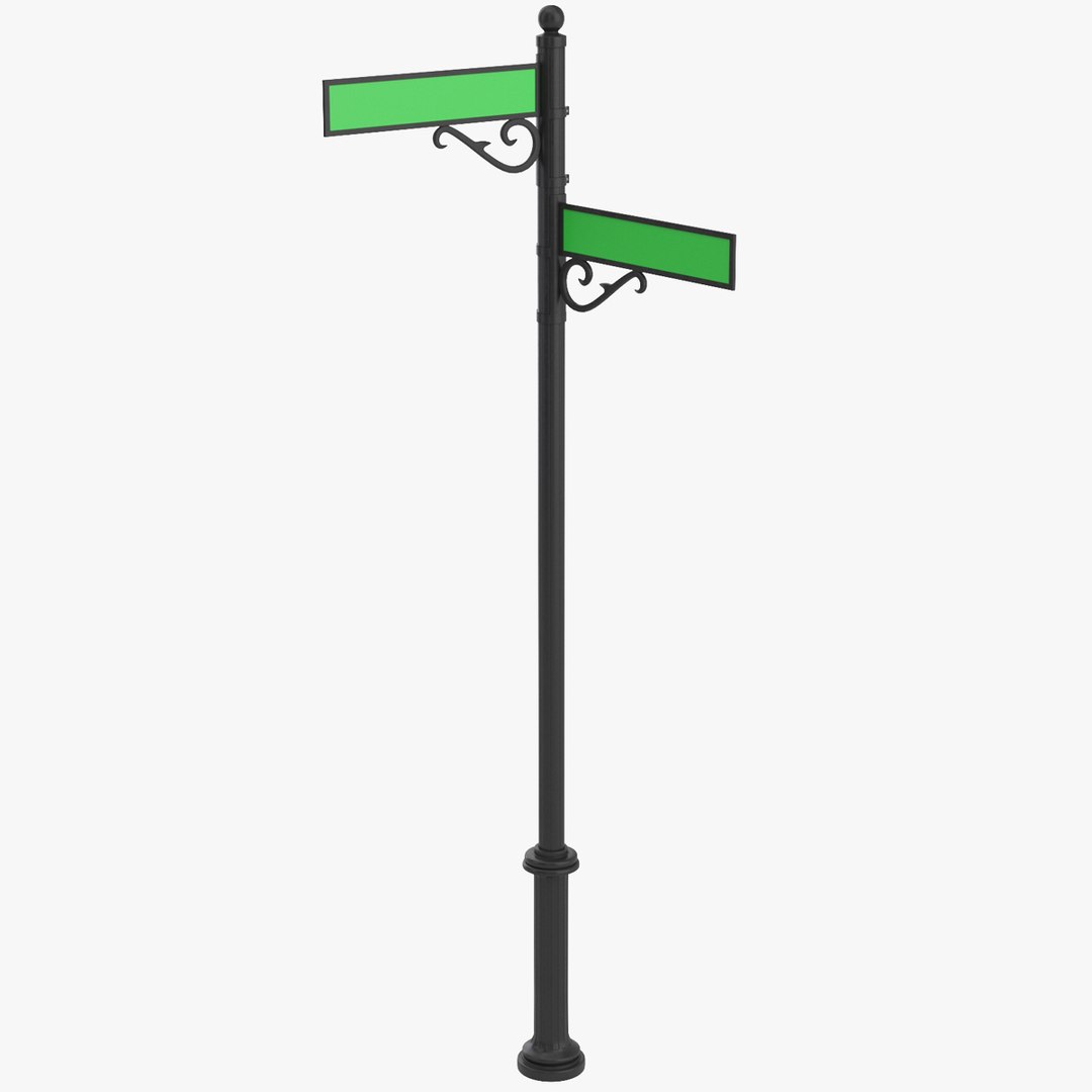 Street Sign 3D model - TurboSquid 2076479