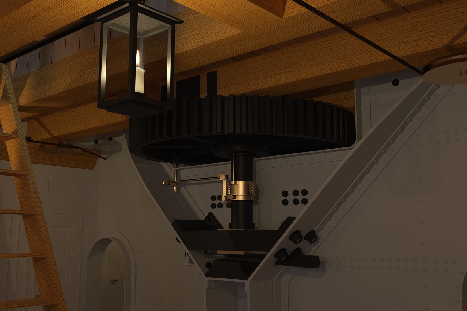 Civil war ironclad uss monitor model - TurboSquid 1615313