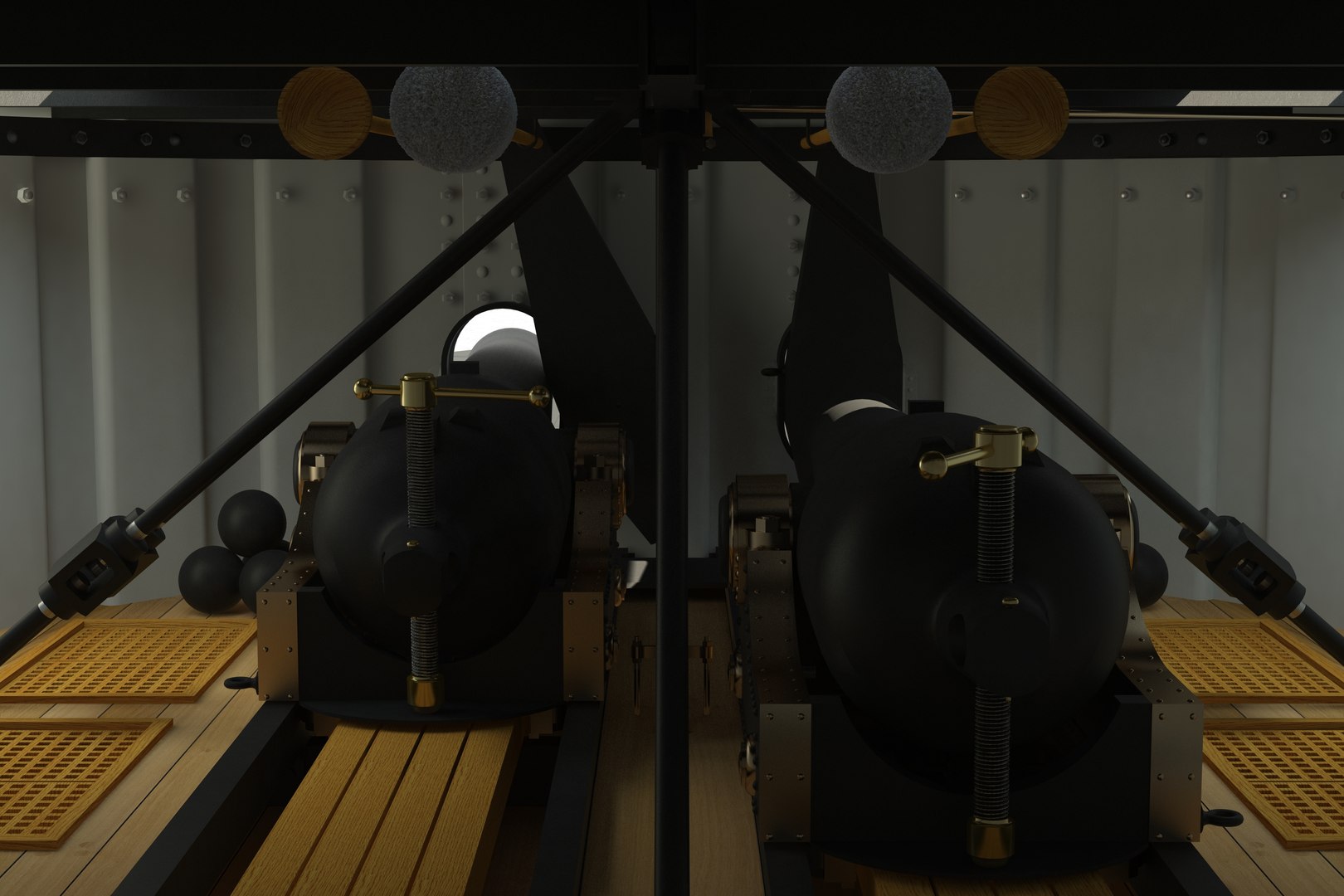 Civil war ironclad uss monitor model - TurboSquid 1615313