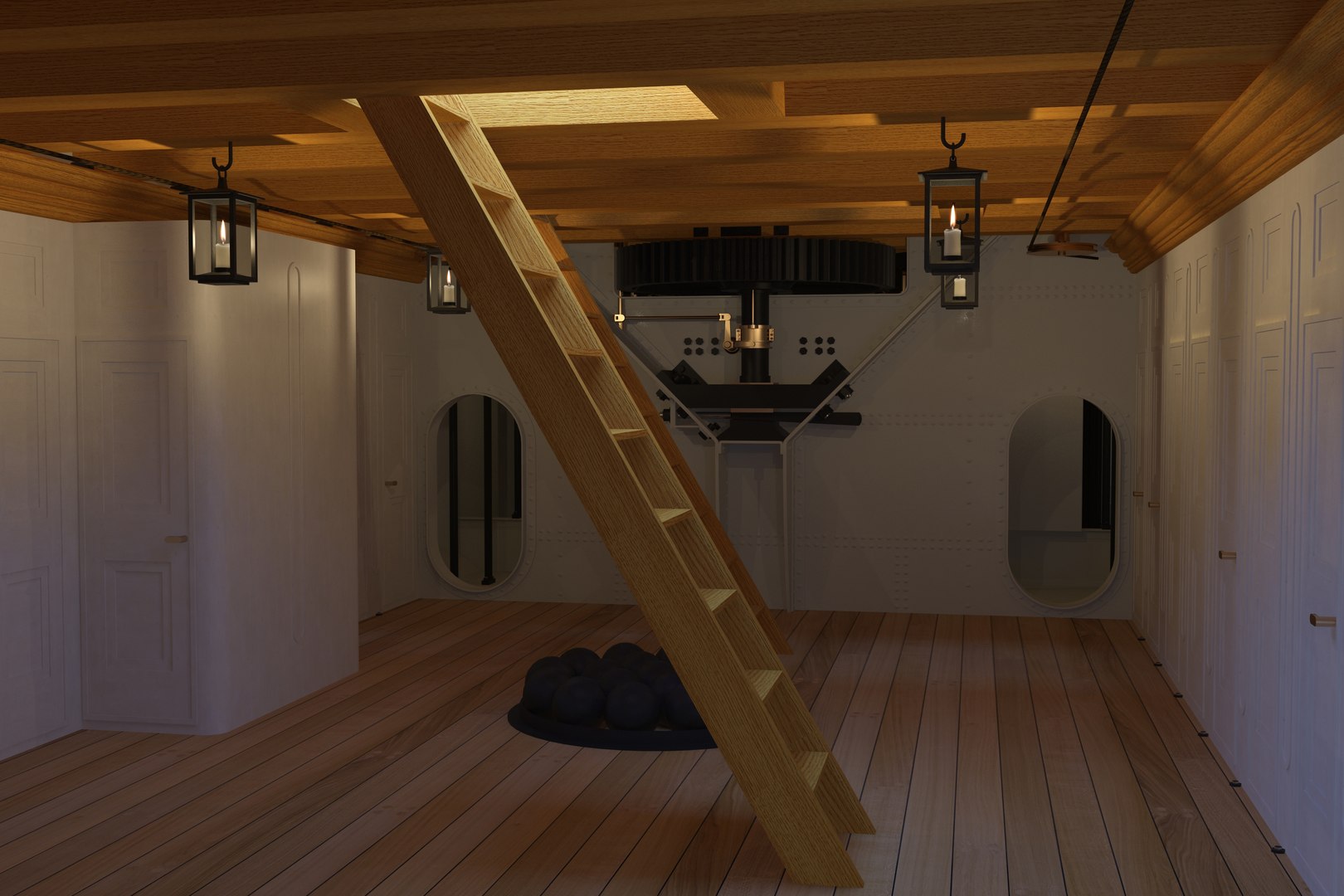 Civil war ironclad uss monitor model - TurboSquid 1615313