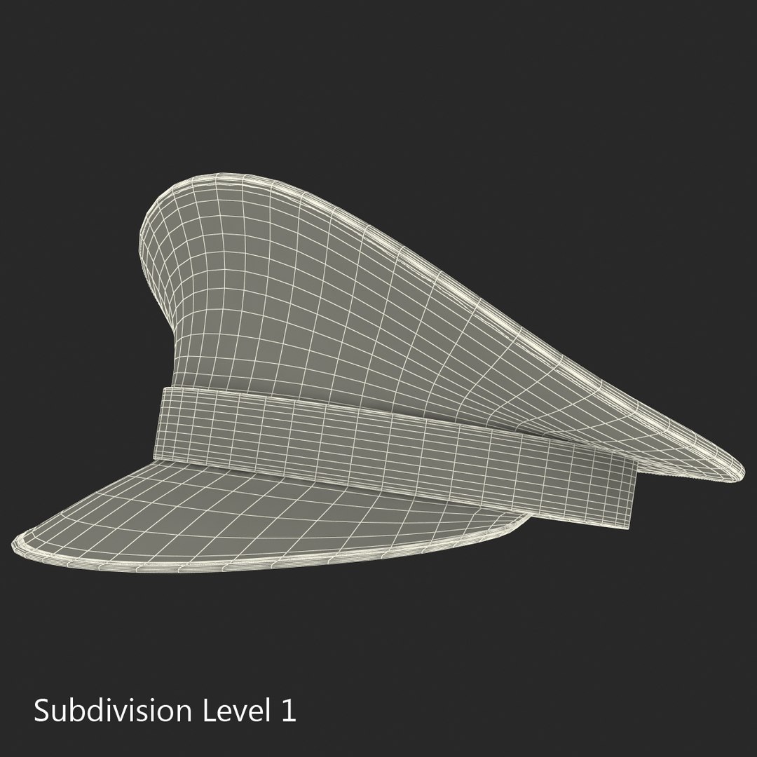 Navy Hat 3d Model