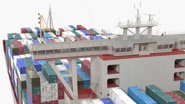 Loaded Ultra Large Container Vessel model - TurboSquid 1781221