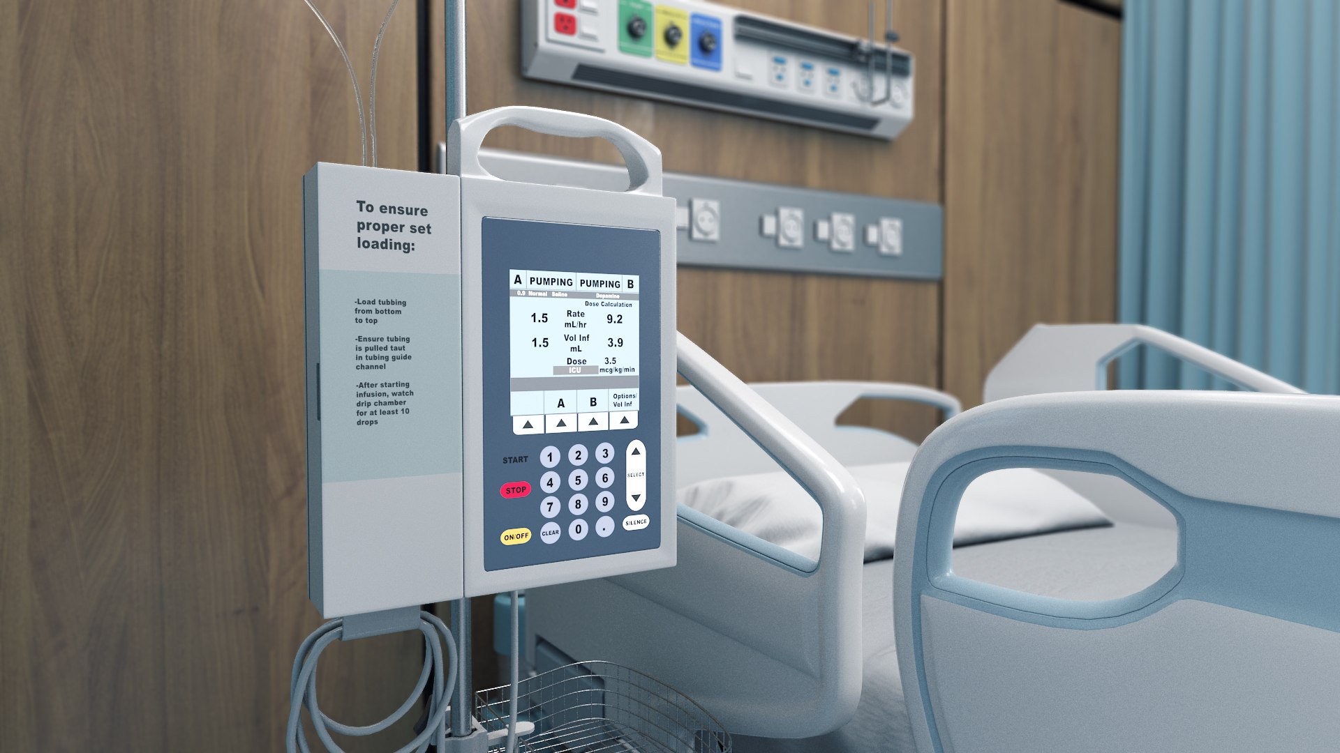 Self Care Hospital Room 3D - TurboSquid 2115893