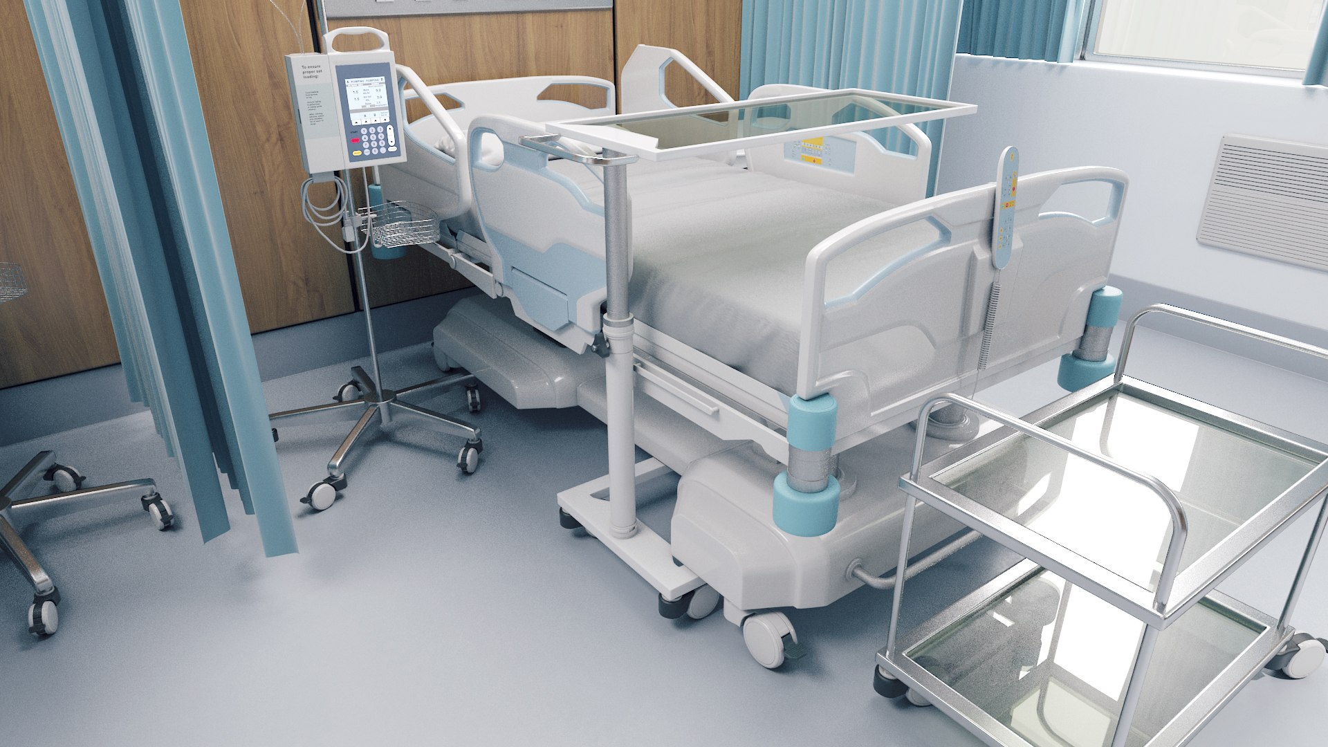Self Care Hospital Room 3D - TurboSquid 2115893