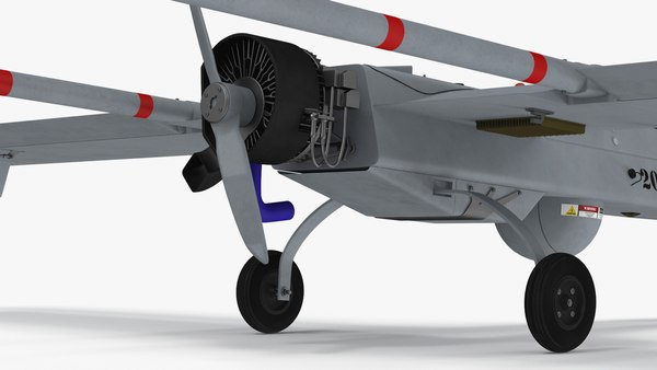 modelo 3d Vehículo aéreo no tripulado UAV Drone AAI RQ 7 Shadow Rigged ...