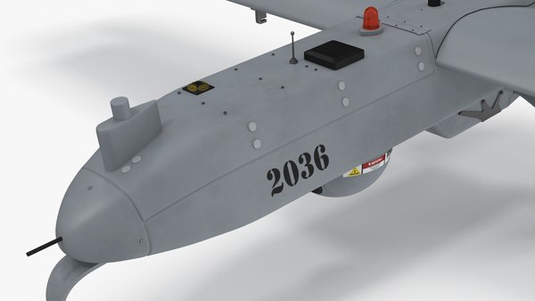 modelo 3d Vehículo aéreo no tripulado UAV Drone AAI RQ 7 Shadow Rigged ...