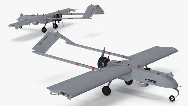 modelo 3d Vehículo aéreo no tripulado UAV Drone AAI RQ 7 Shadow Rigged ...