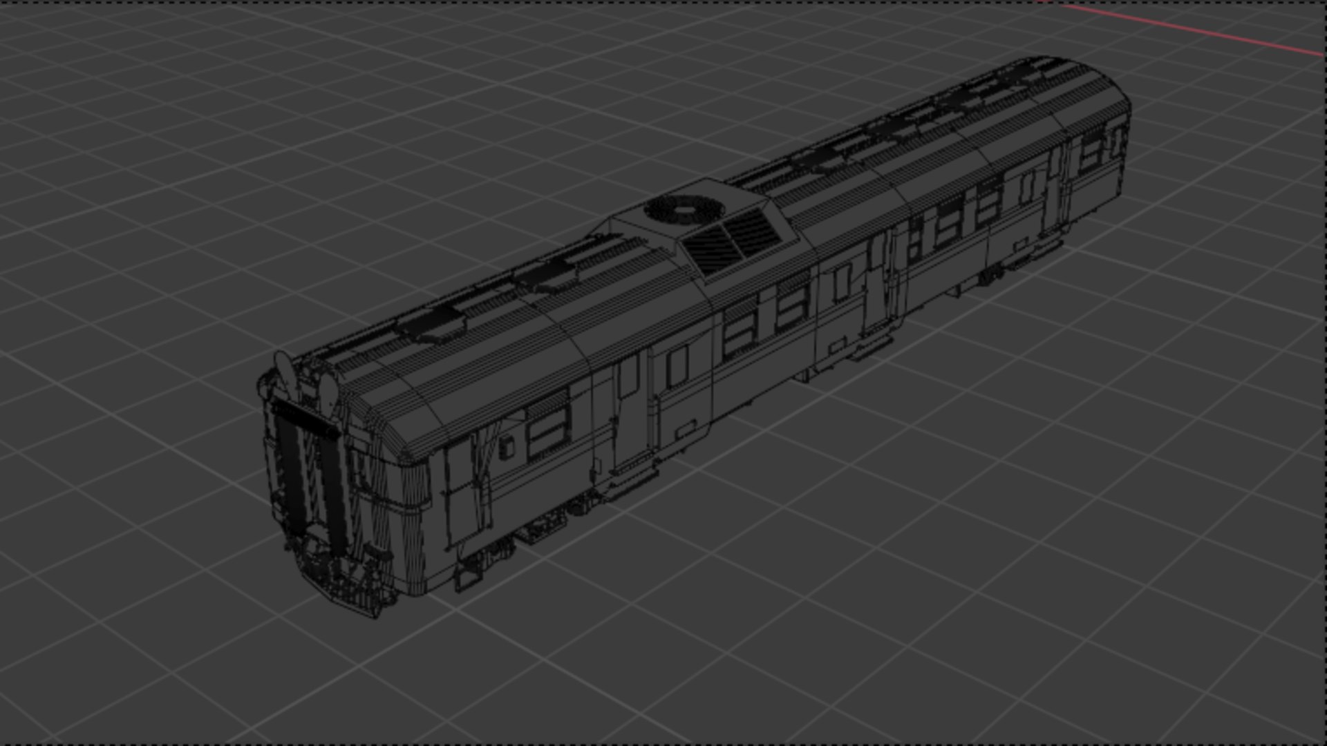 KRD MCW 302 Indonesian Commuter Train 3D Model - TurboSquid 2245435