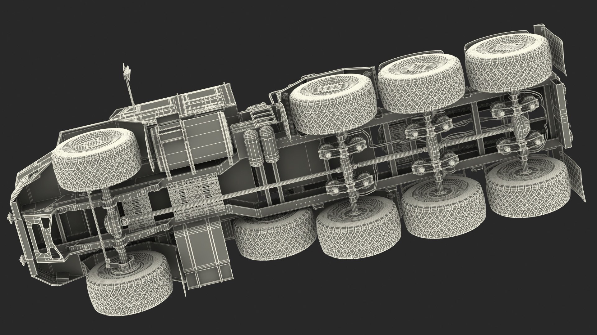3D Tank Transporter Oshkosh Global HET A1 Desert Camo - TurboSquid 1999853