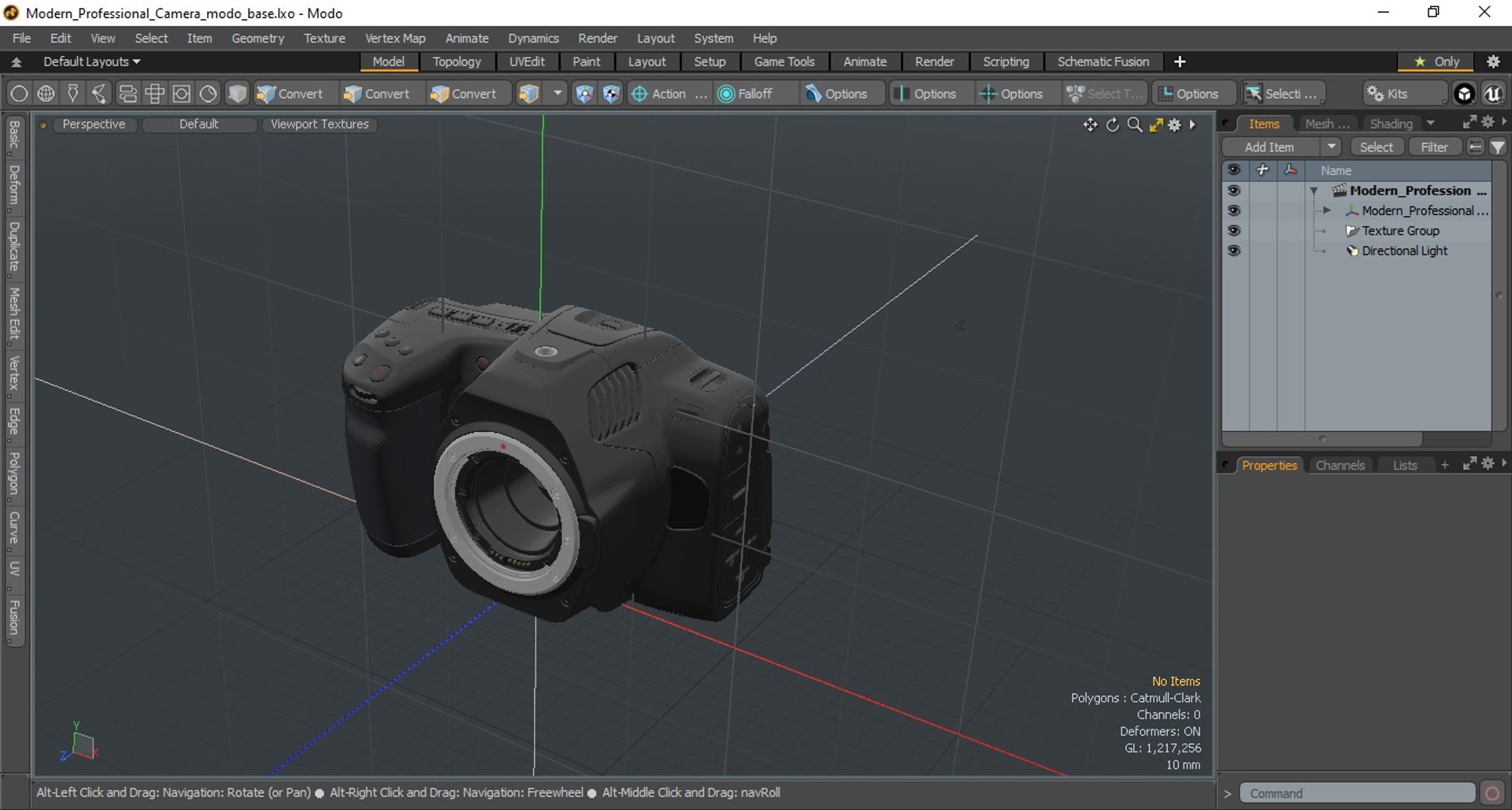 3D Model Modern Professional Camera - TurboSquid 2276370