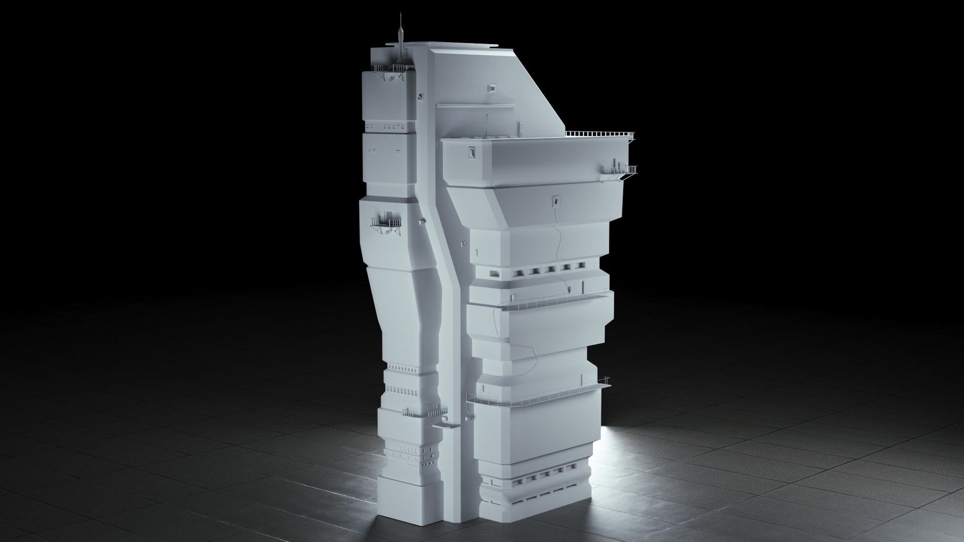 Bladerunner Cyberpunk Buildings Vol 3D - TurboSquid 1859139