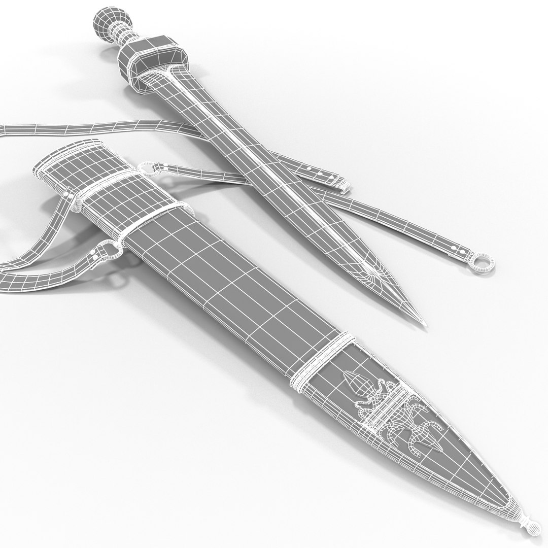 3d Model Gladius Sword