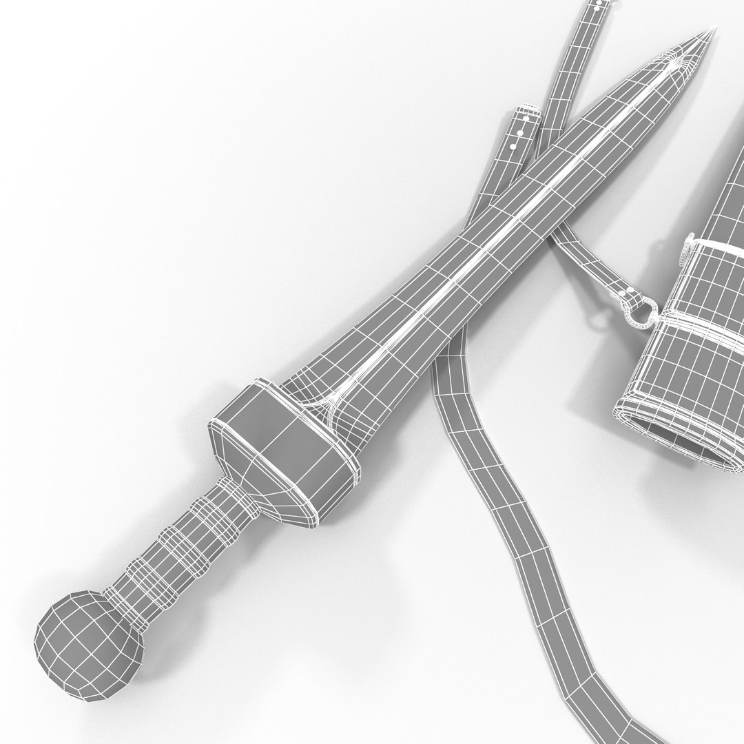 3d Model Gladius Sword