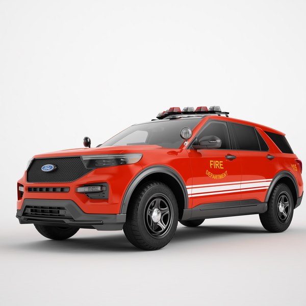 3D Ford Explorer 2020 Fire Department 01 - TurboSquid 1732499