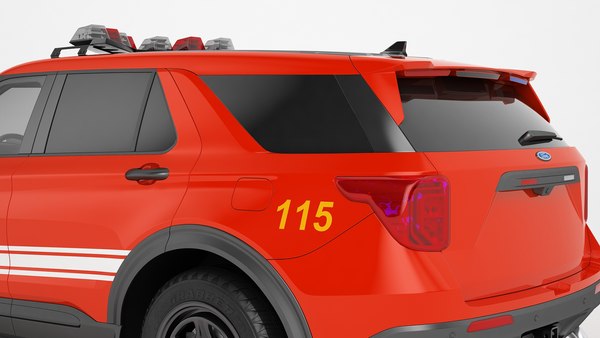 3D Ford Explorer 2020 Fire Department 01 - TurboSquid 1732499