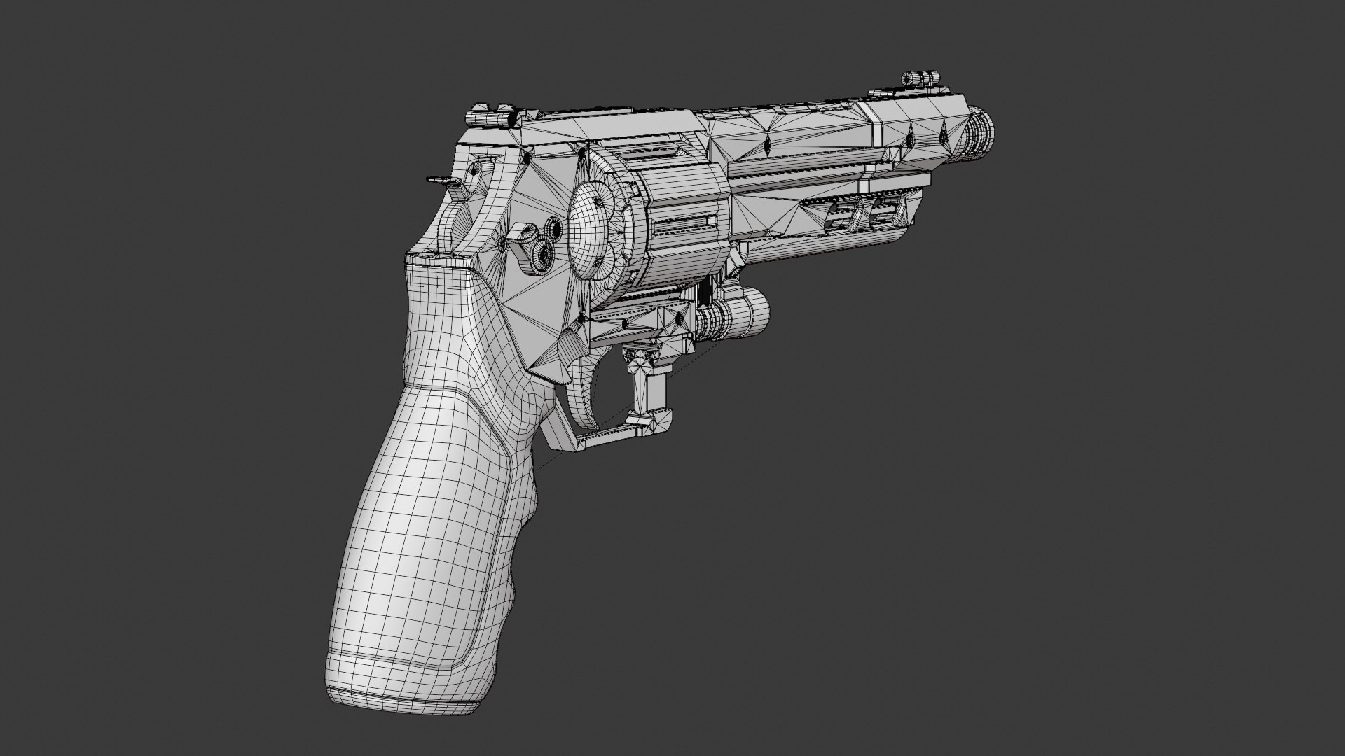 Sci-Fi Revolver 3D Model - TurboSquid 1807927