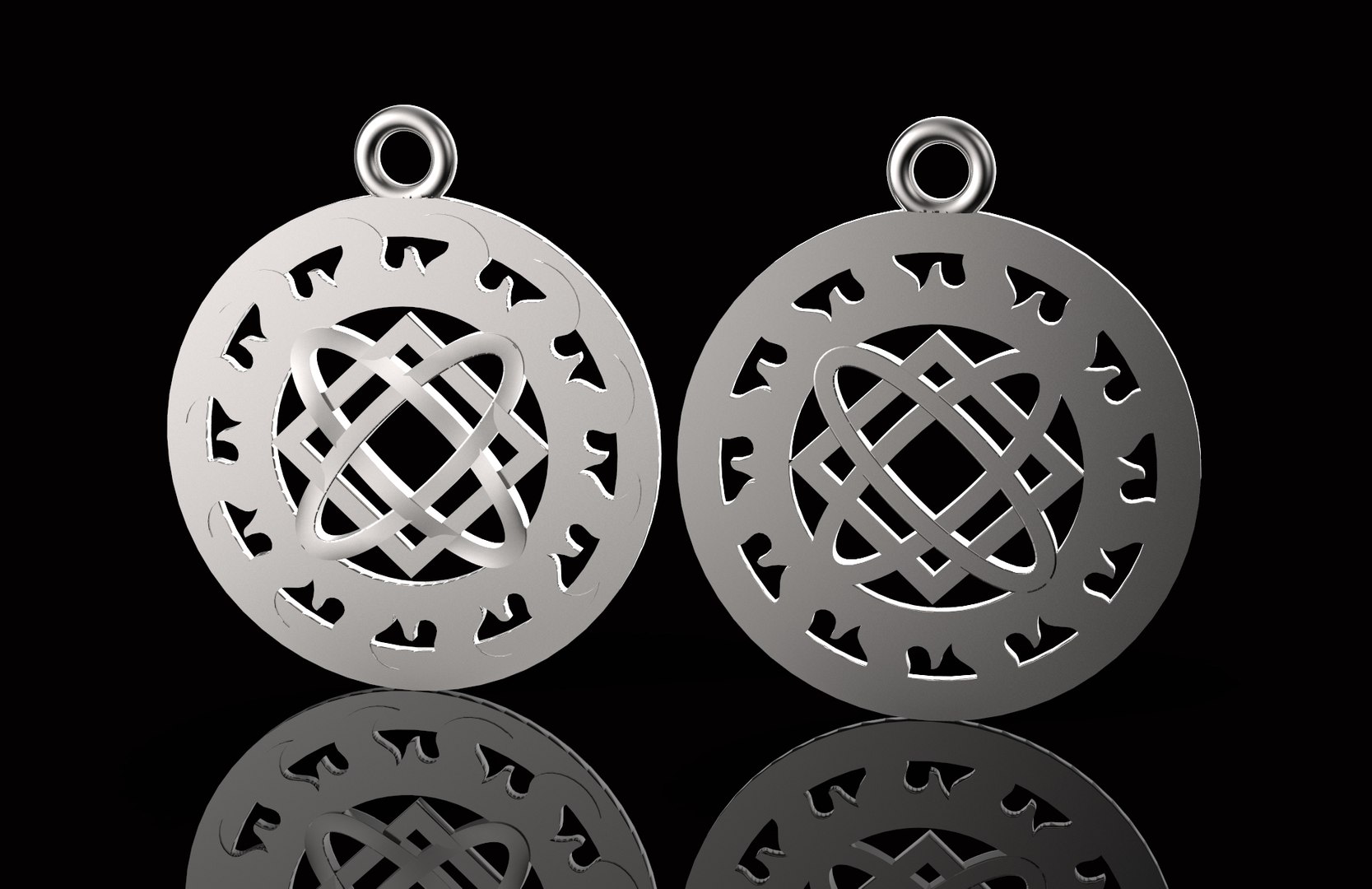 Pendant Slavic Symbol 3D - TurboSquid 1640810