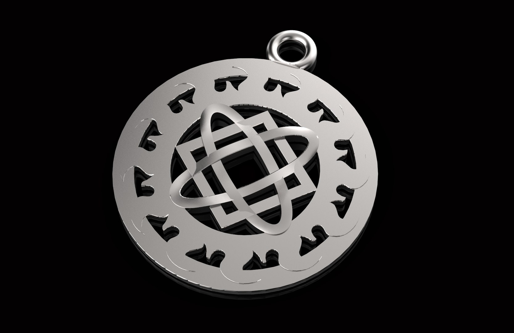 Pendant Slavic Symbol 3D - TurboSquid 1640810