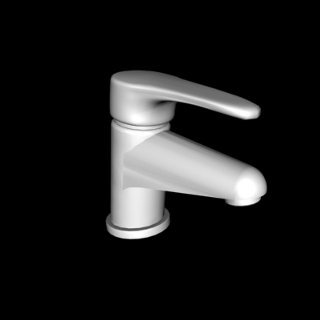 3d model bathroom tap