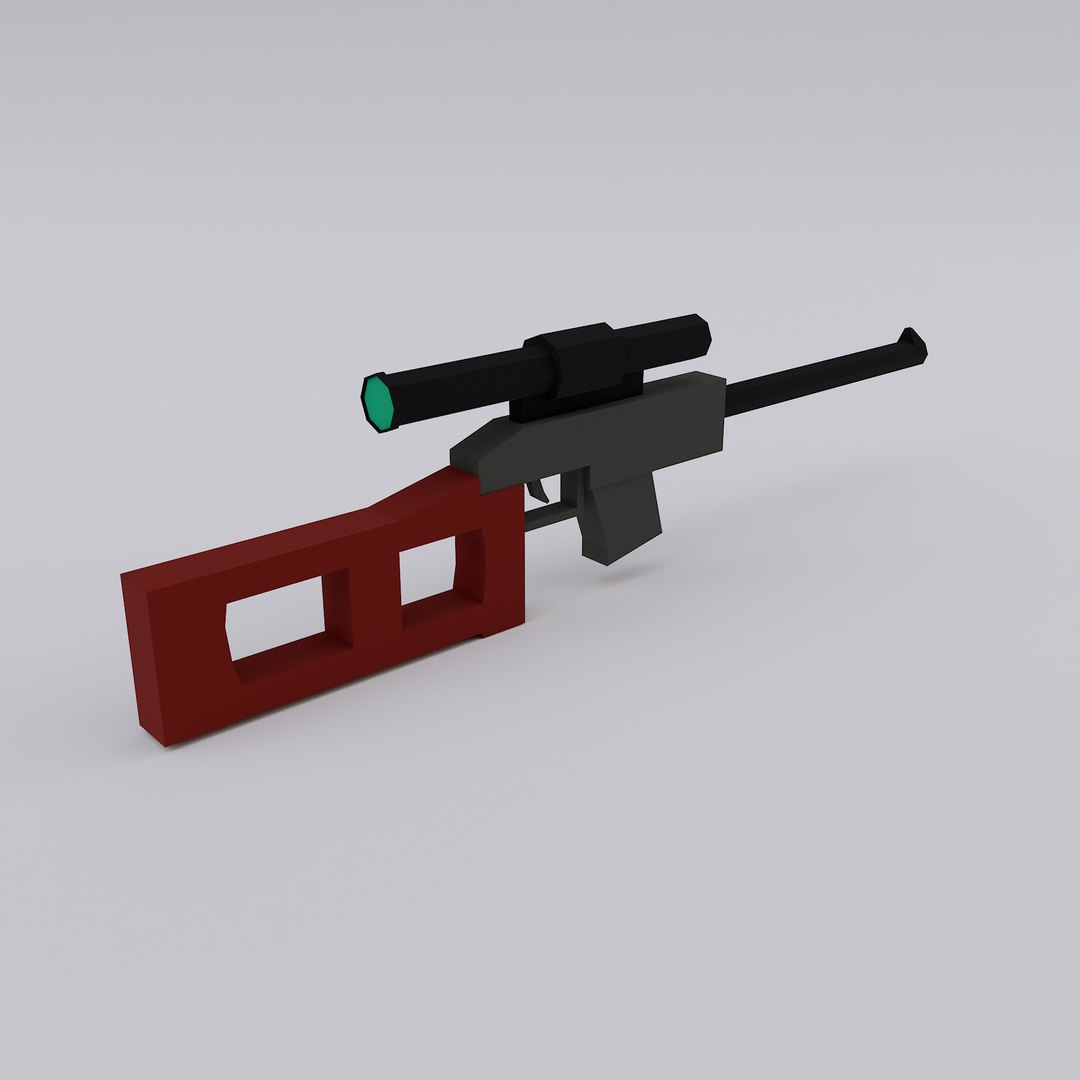 VSS vintorez sniper rifle gun 3D - TurboSquid 1991709