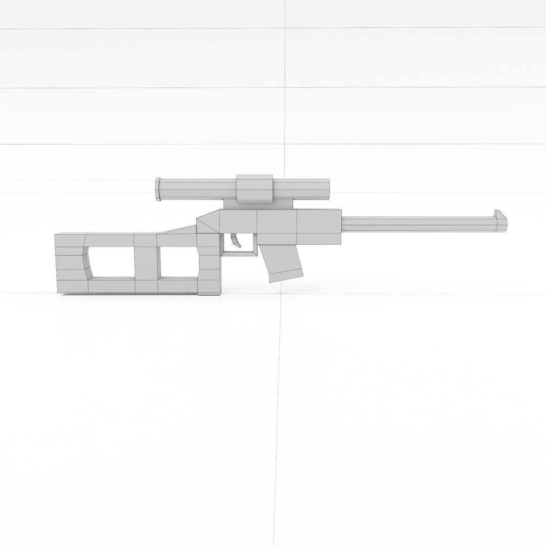 VSS vintorez sniper rifle gun 3D - TurboSquid 1991709