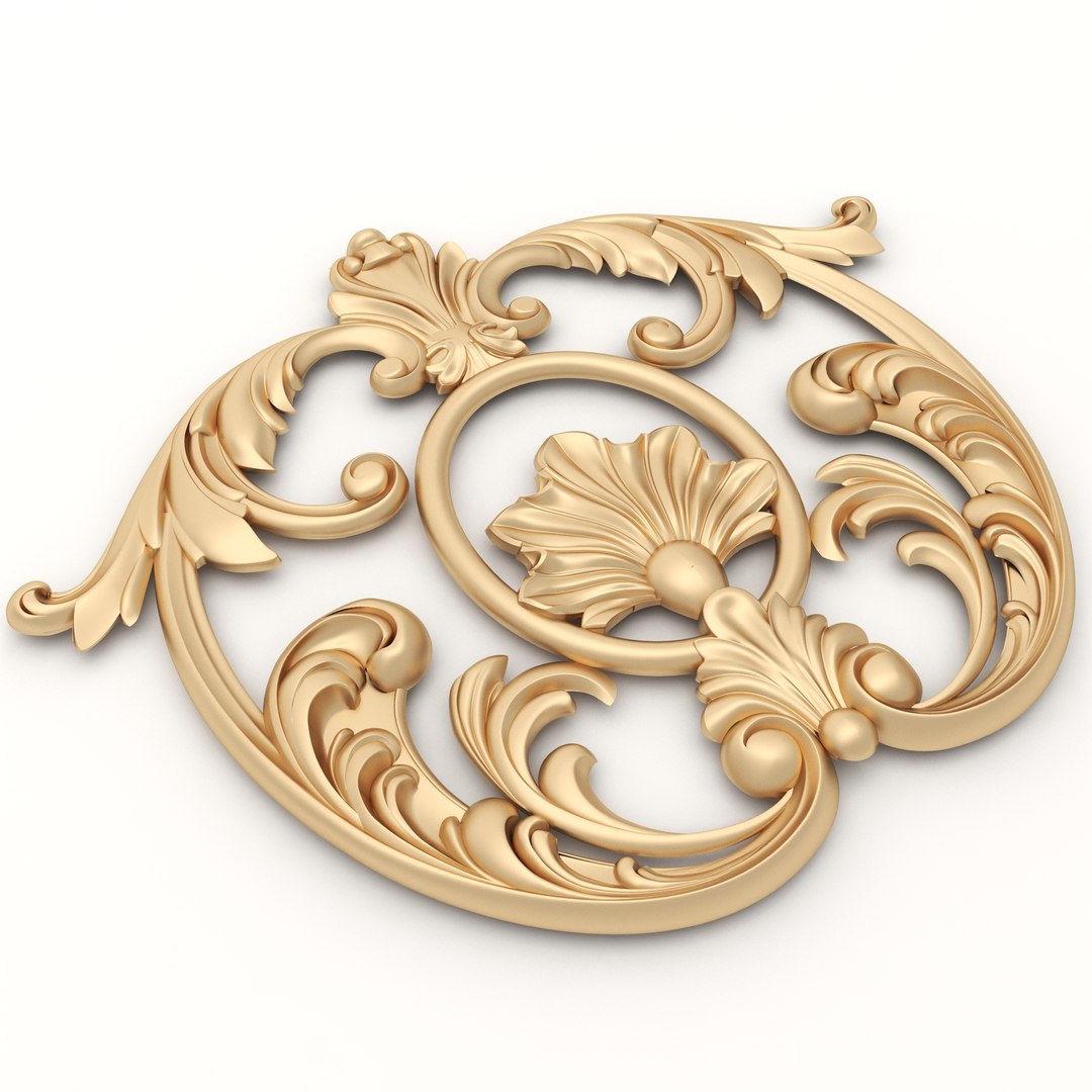 Ornament Modeled 3D Model - TurboSquid 1165957